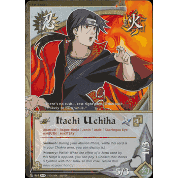 N-967 ITACHI UCHIHA Common Naruto Card