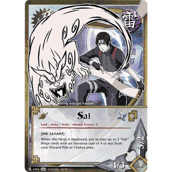 N1454 SAI [INK SAVANT] Uncommon Naruto Kage Summit Card