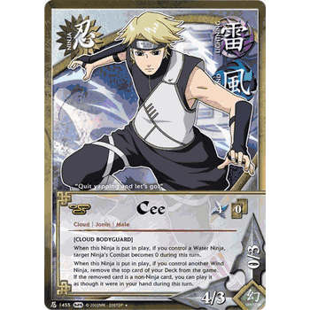 N1455 CEE [CLOUD BODYGUARD] Uncommon Naruto Kage Summit Card