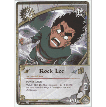 N1582 ROCK LEE [POWER SURGE] Uncommon Naruto Series 27 Hero's Ascension ...