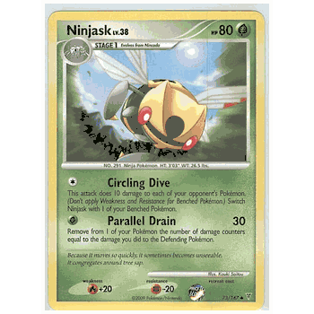 NINJASK Pokemon Supreme Victors Uncommon Card # 73