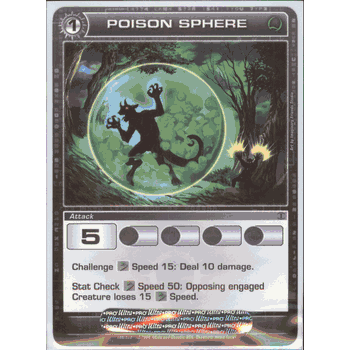 POISON SPHERE Chaotic Marrillian Invasion Beyond the Doors Uncommon ...