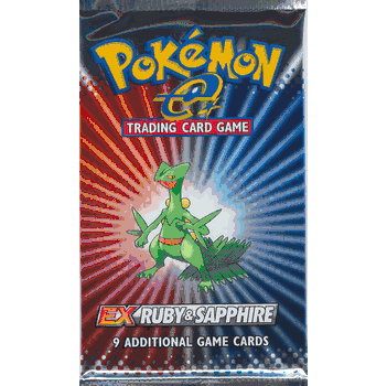 Pokémon-e Trading Card Game EX Ruby and Sapphire Booster Pack