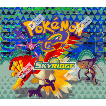 Pokémon-e Trading Card Game Skyridge Booster Box containing 36 Pokeman ...