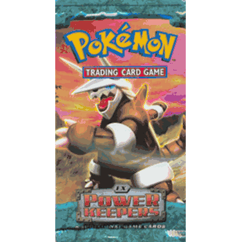 Pokémon-TCG.com EX Power Keepers Booster Pack containing 9 Pokeman Cards