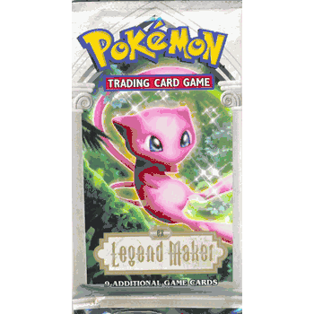 Pokémon Trading Card Game EX Legend Maker Booster Pack containing 9 ...