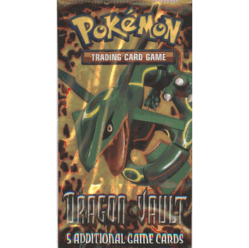 POKEMON DRAGON VAULT Booster Pack containing 5 Pokemon Dragon Vault ...