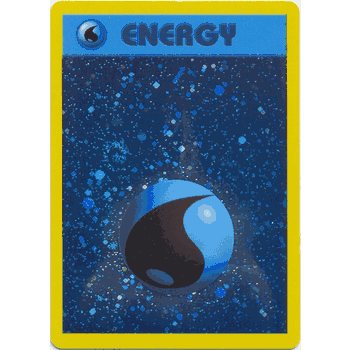 Pokemon Holofoil Water Energy Card