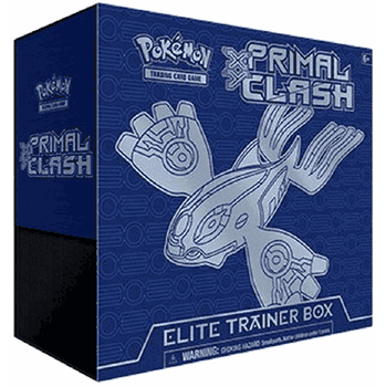 Pokemon (XY05) XY PRIMAL CLASH ELITE TRAINER BOX - KYOGRE-EX (Blue Box) - FACTORY SEALED