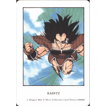 RADITZ DragonBall Z Hero Collection Series 1 Card # 2