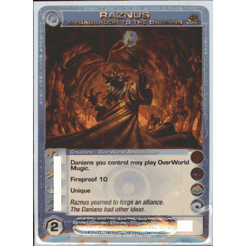 RAZNUS Chaotic SR Foil Card & Code RANDOM STATS Zenith of the Hive