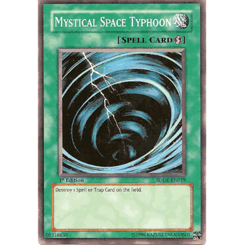 SDDE-EN019 Mystical Space Typhoon Yugioh Card