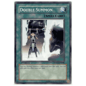 SDWS-EN028 DOUBLE SUMMON Yugioh Card