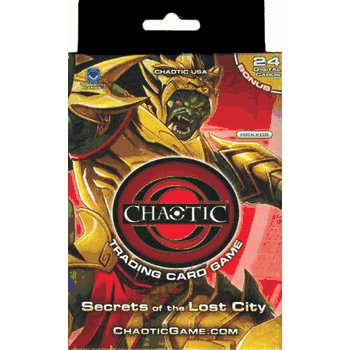 SECRETS OF THE LOST CITY Chaotic Trading Card Game Starter Deck