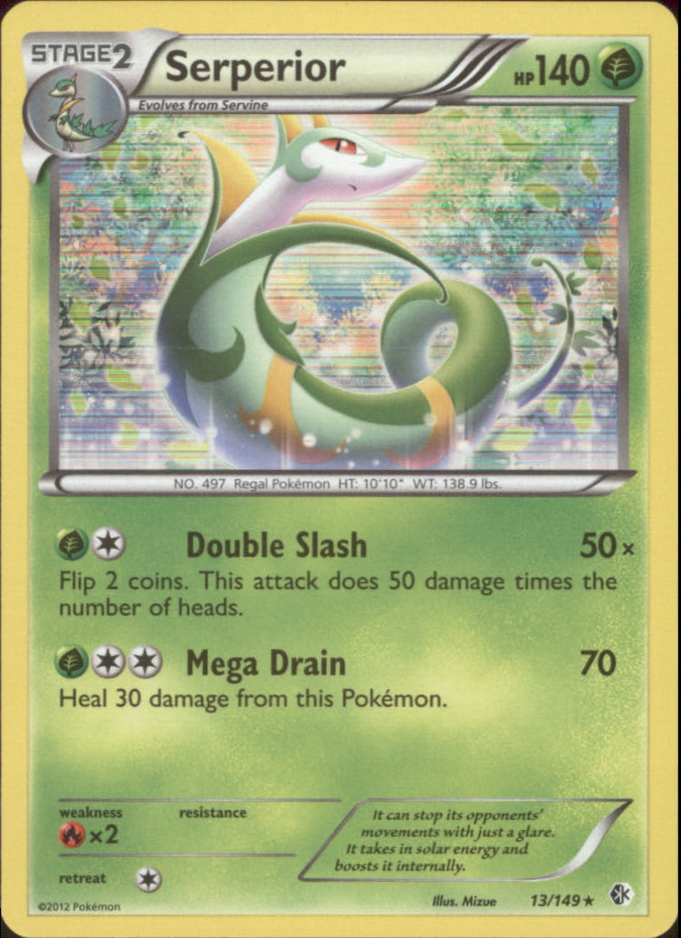Pokemon Serperior Card