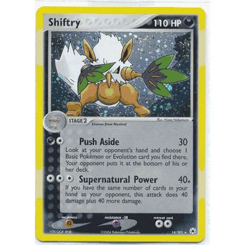 SHIFTRY Holofoil Rare Pokemon Hidden Legends Card # 14