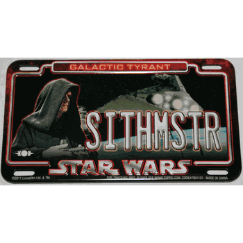 SITHMSTR - 2011 Star Wars Power Plate - Authentic Metal Mini Star Wars ...