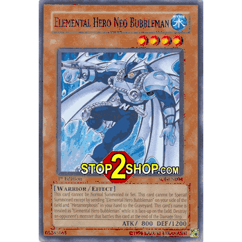 SOI - 004 Elemental Hero Neo Bubbleman YuGiOh Common Card - Shadow of ...