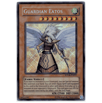SOVR-EN097 GUARDIAN EATOS Secret Rare Holofoil Yugioh Card