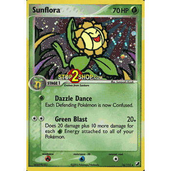 SUNFLORA Unseen Forces Holofoil Rare Card # 16