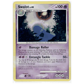 SWALOT LV.40 Holofoil Rare Pokemon Arceus Card # 9
