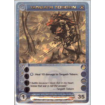 TANGATH TOBORN Chaotic SR Foil Card & Code MAX ENERGY STAT OF 35 Dawn ...