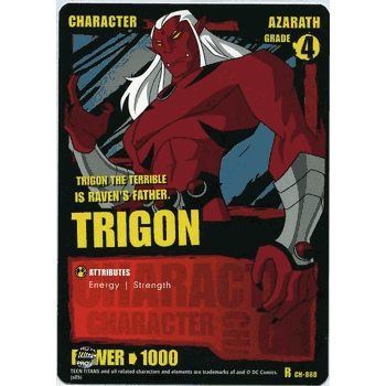 Teen Titans Rare Character Card # 60 Trigon