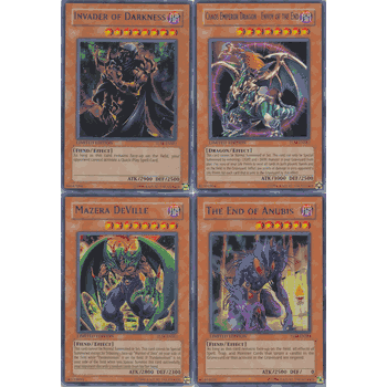 The Lost Millennium Limited Edition 4 Yugioh Ultra Rare Holofoil Card SET
