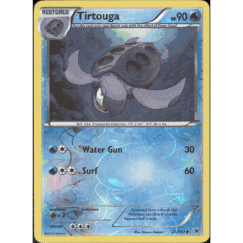 TIRTOUGA PARALLEL (REVERSE) FOIL Pokemon BW3 Black & White Noble ...
