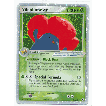 VILEPLUME EX Rare Holofoil Pokemon Hidden Legends Card # 100