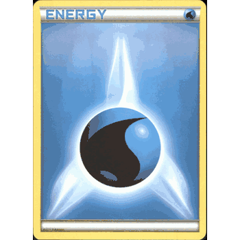 WATER ENERGY Pokemon Blue Basic Energy Card