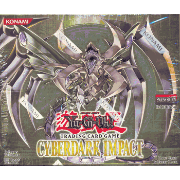 Yu-gi-oh Cyberdark Impact 1st Edition Booster Box containing 24 Yugioh ...