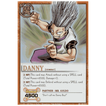 ZB M-039 DANNY {COMBAT} Super Rare Holofoil Zatch Bell Card