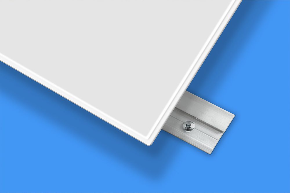 1/4" Thick Magnetic Glass Dry Erase Board, Standoff or Z-Bracket Mount