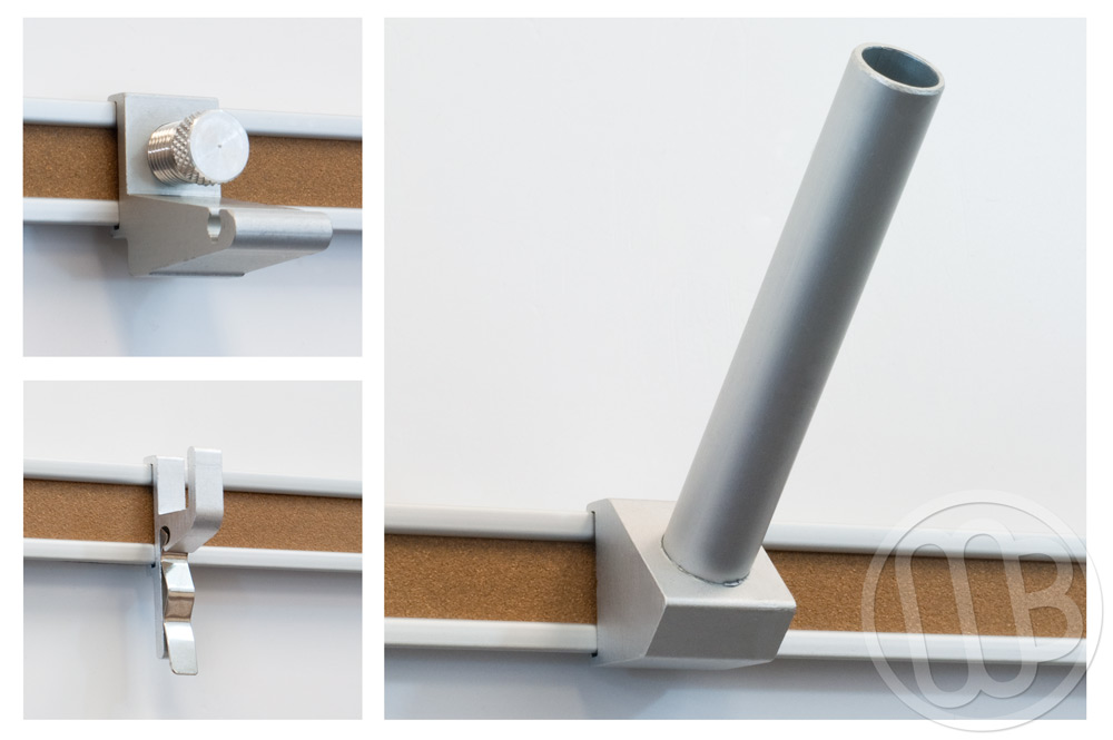Map and Display Rail Accessories - 1" Rail | OptiMA
