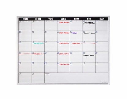 Peel-n-Stick Dry Erase Calendar Decal
