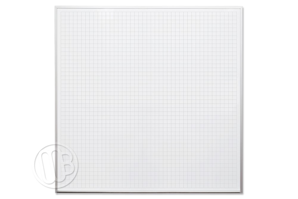 Magnetic Dry Erase Grid Board - 4' x 4' | OptiMA