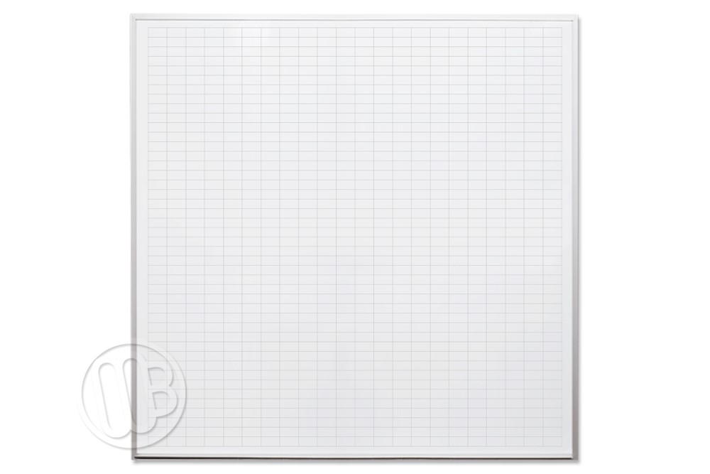 Magnetic Dry Erase Grid Board - 4' x 4' | OptiMA