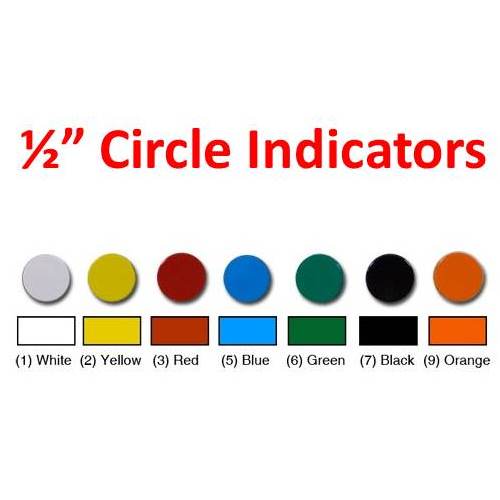 Circle Indicators White
