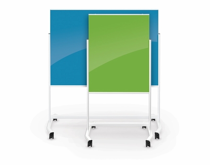 Colored Portable Magnetic Glass Board