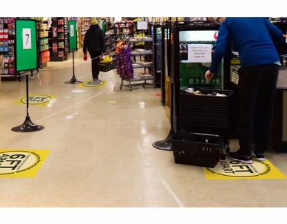 Social Distancing Floor Decals|Social Distancing Floor Stickers