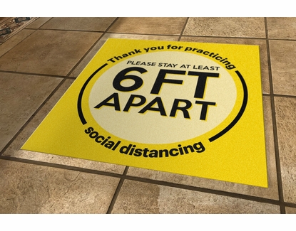 Social Distancing Floor Decals|Social Distancing Floor Stickers