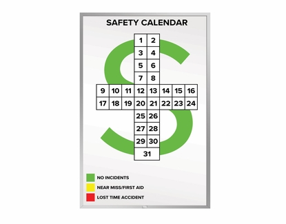Custom Printed Safety Dry Erase Boards | Production Whiteboards