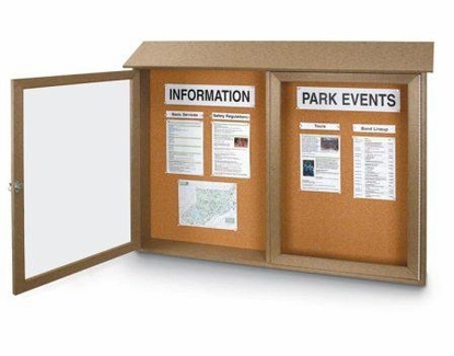 Double Door Outdoor Message Center