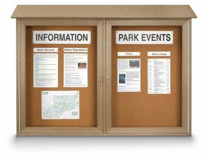 Double Door Outdoor Message Center