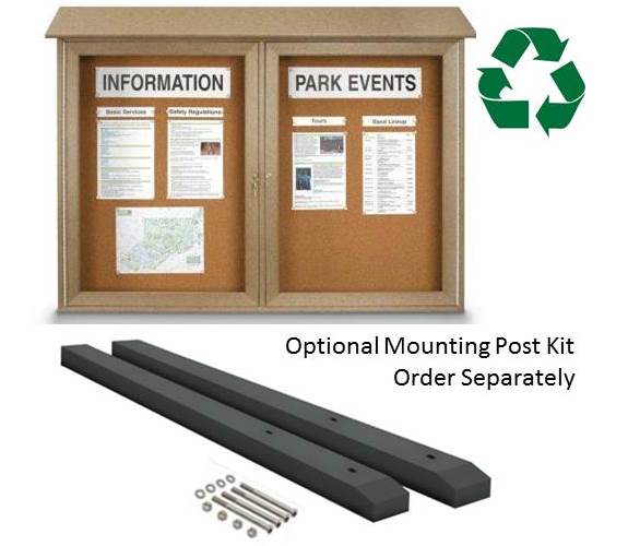 Double Door Outdoor Message Center
