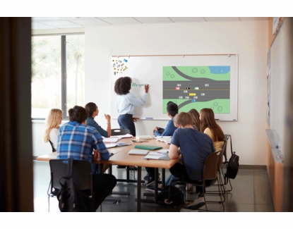 Driver's Ed Magnetic Dry Erase Board & Magnet Kit by OptiMA