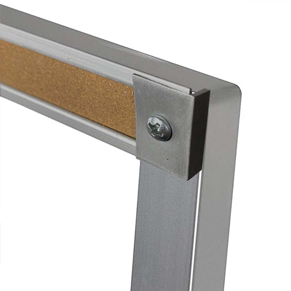 5' Magnetic Whiteboard with Map Rail