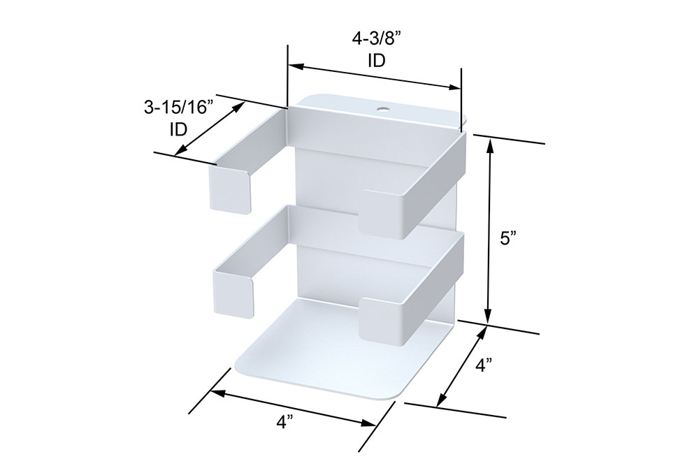 Hand Sanitizer Wipes Dispenser Stand, Square Base