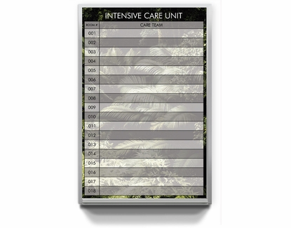 Custom Printed Hospital ICU Dry Erase Boards | Healthcare Whiteboards